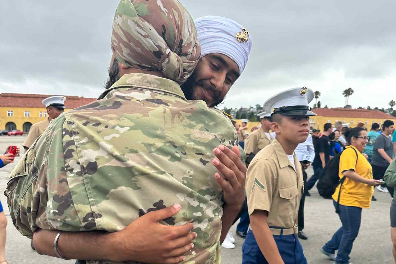After Authorized Battles, Sikh Graduates Marine Corps Boot Camp with ...
