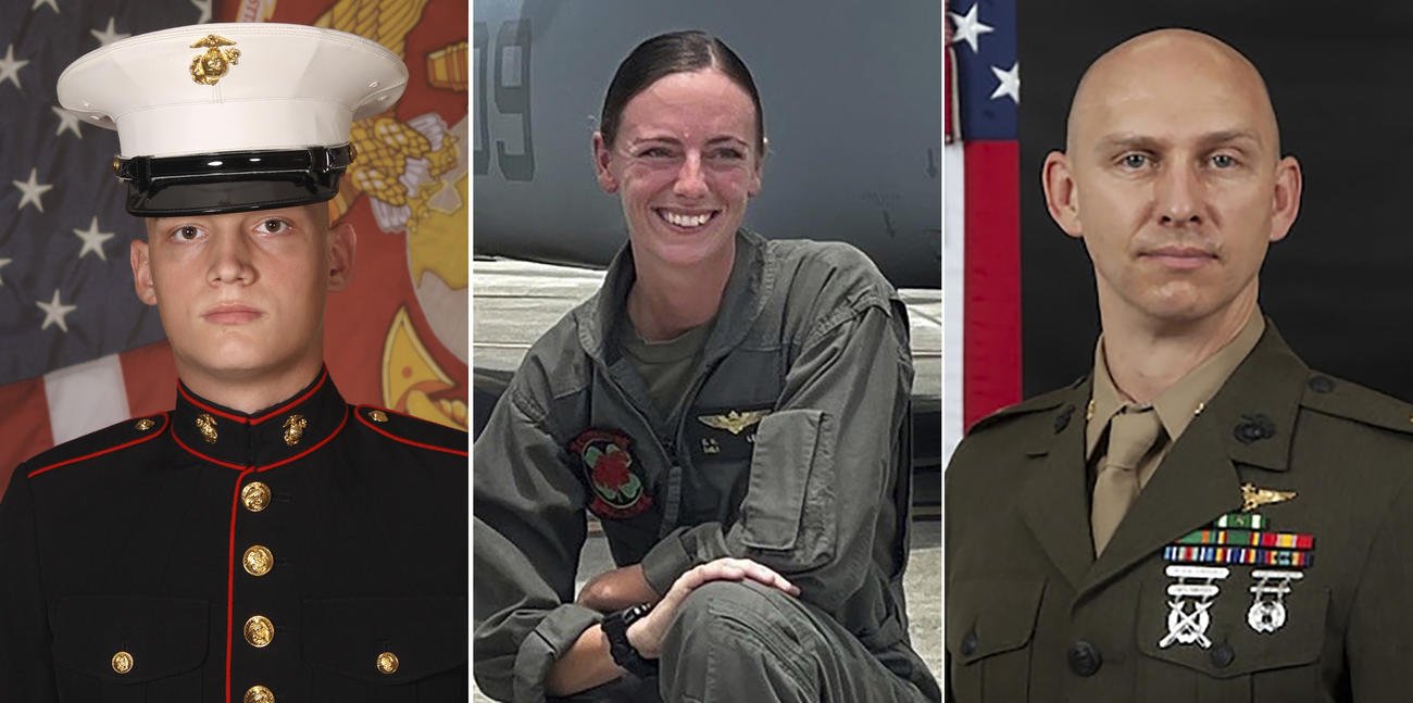 Our bodies of three US Marines Killed in Australian Plane Crash ...